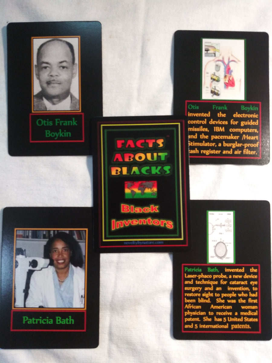 "Facts About Blacks" Black History match card game Black Inventors edi ...